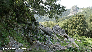 De Monte arci is een mooi wandelgebied
