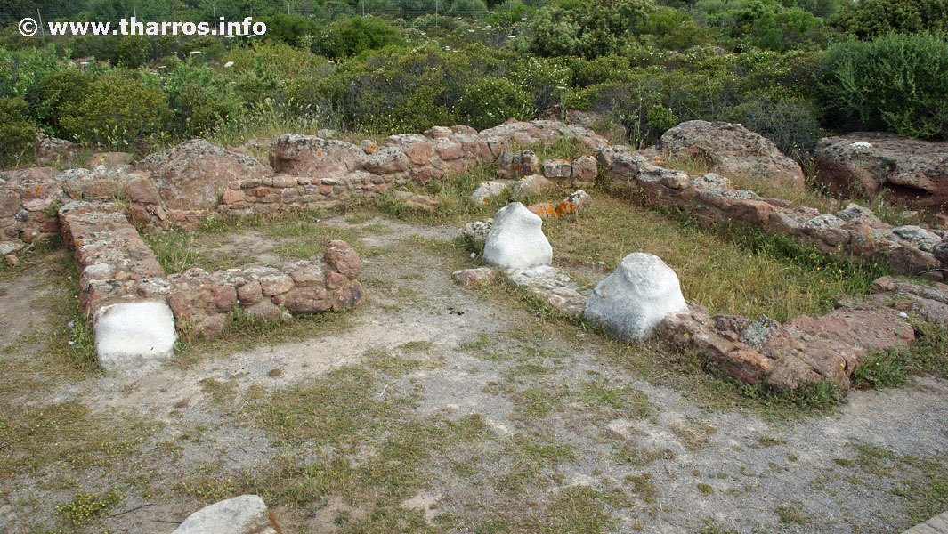 The temple structure on the north side of the tophet of Monte Sirai